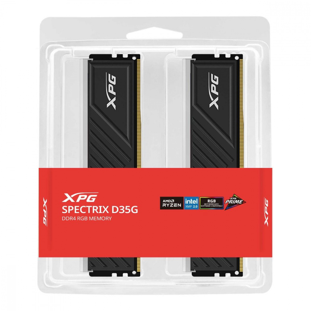 ADATA XPG SPECTRIX D35G RGB DDR4 3200MHz BLACK - 16GB KIT (2*8GB) MODEL ...