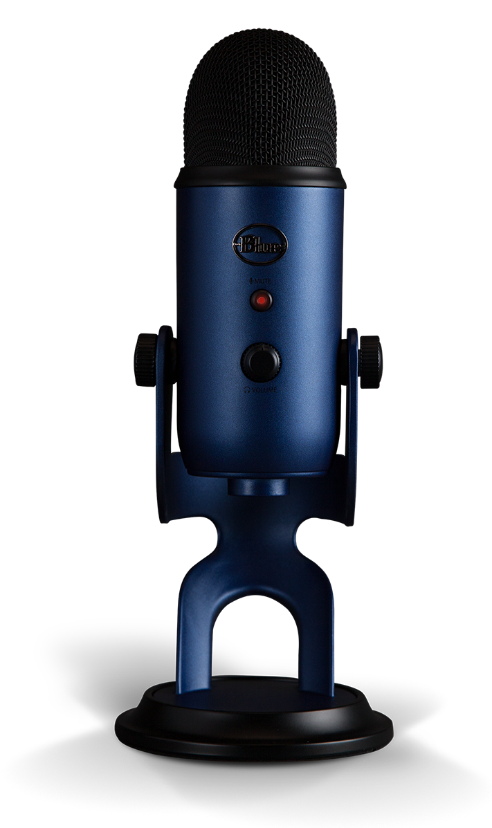 BLUE YETI MIDNIGHT BLUE USB Microphone Mic Stand